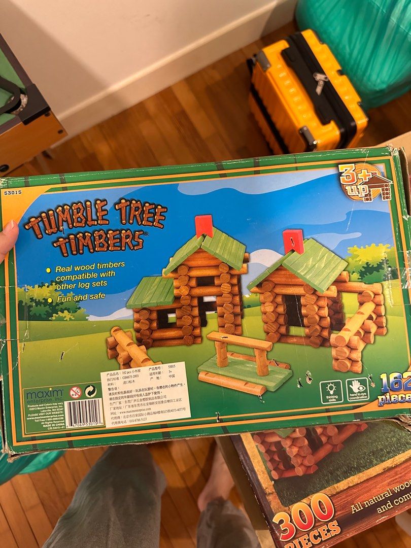 Tumble tree timber bricks, Hobbies & Toys, Toys & Games on Carousell
