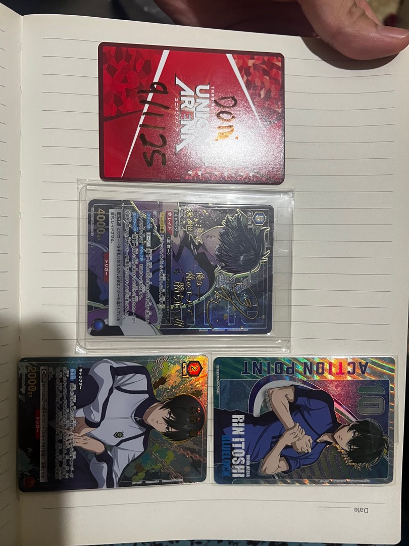 (Nego) Union Arena blue lock Isagi yoichi signature, Hobbies & Toys ...