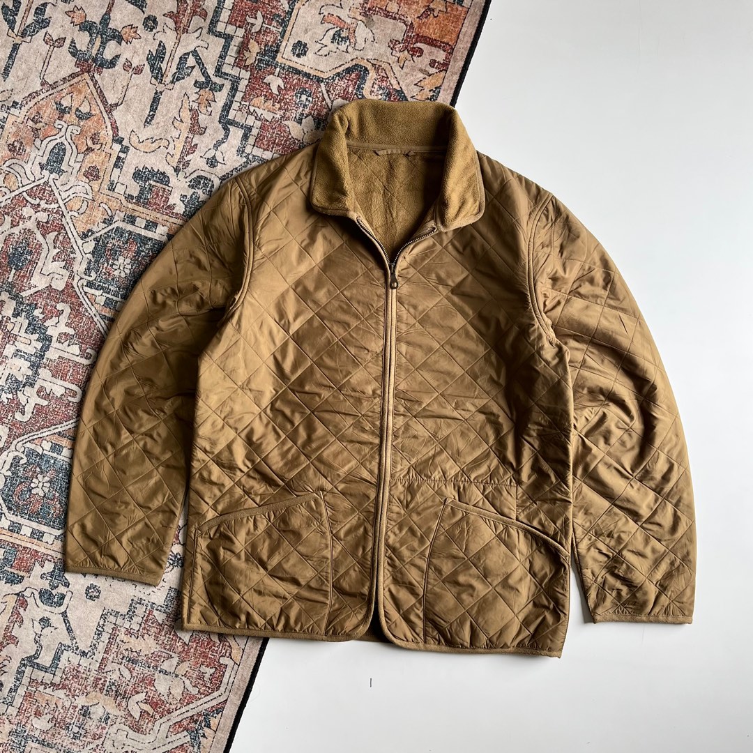 Uniqlo Quilted Work Jacket, Fesyen Pria, Pakaian , Baju Luaran di Carousell