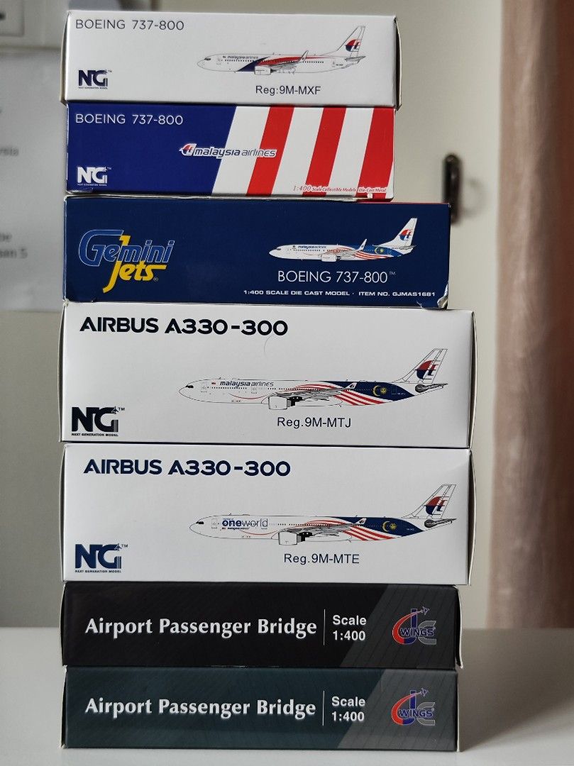 URGENT ALL 1:400 Malaysia Airlines MAS Airplane Models NG Models ...
