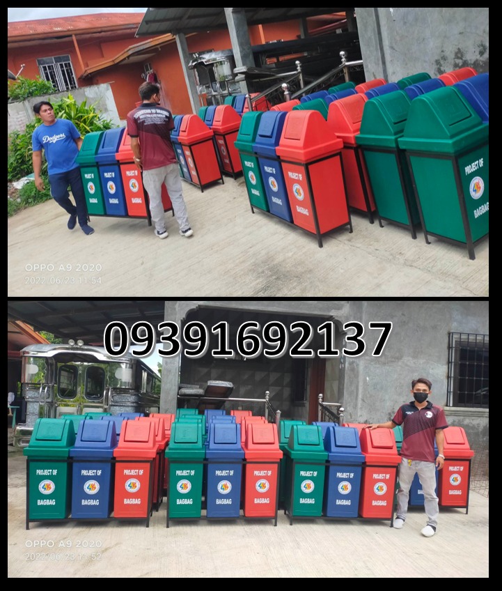 waste master trash bin with metal frame, Furniture & Home Living ...