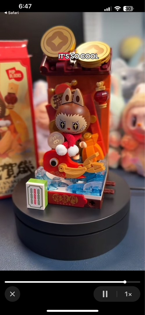 Wealthy snake LABUBU CNY POPMART, Hobbies & Toys, Toys & Games on Carousell