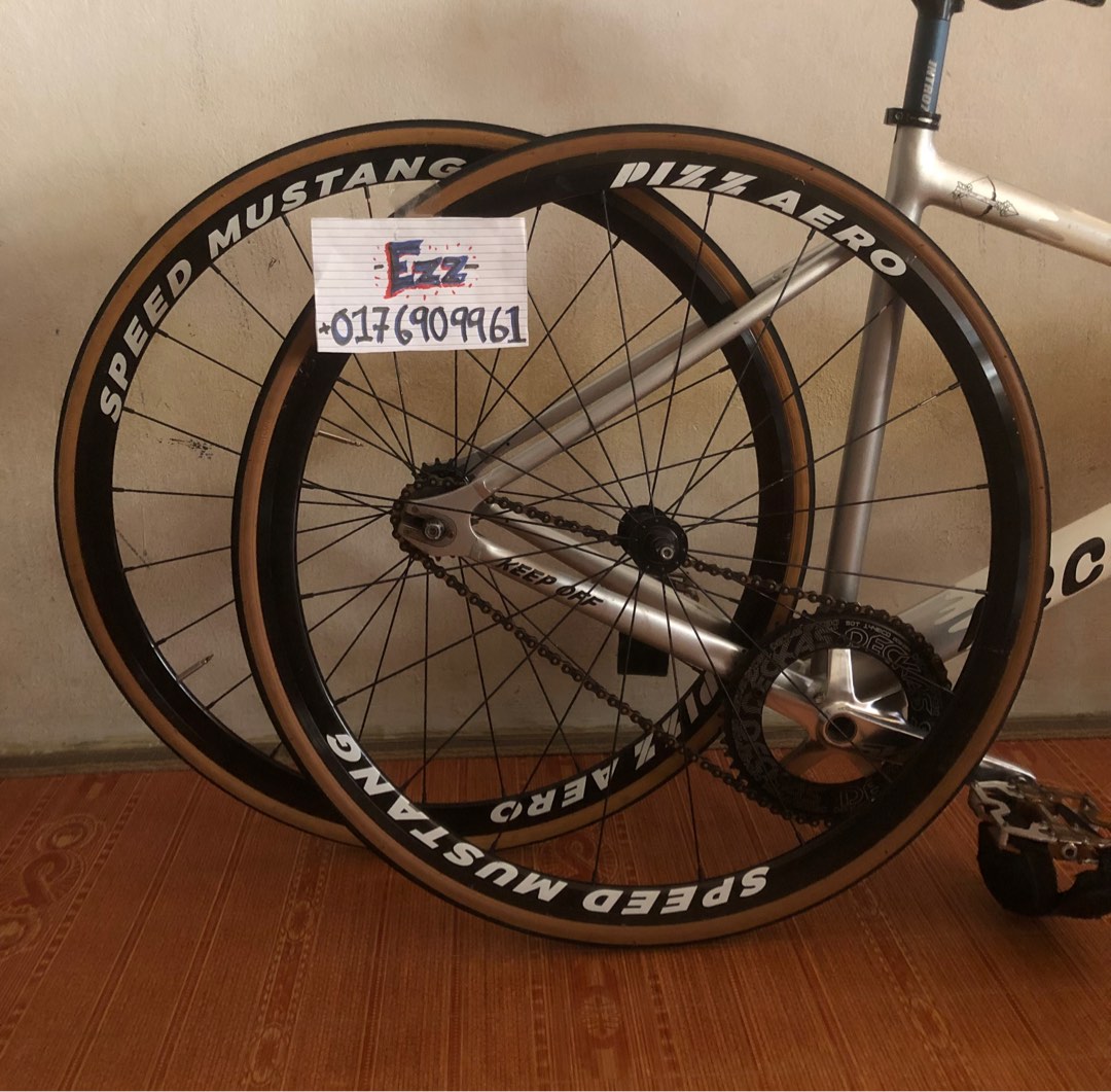 WHEELSET PIZZ AERO SPEED MUSTANG, Sports Equipment, Bicycles & Parts ...