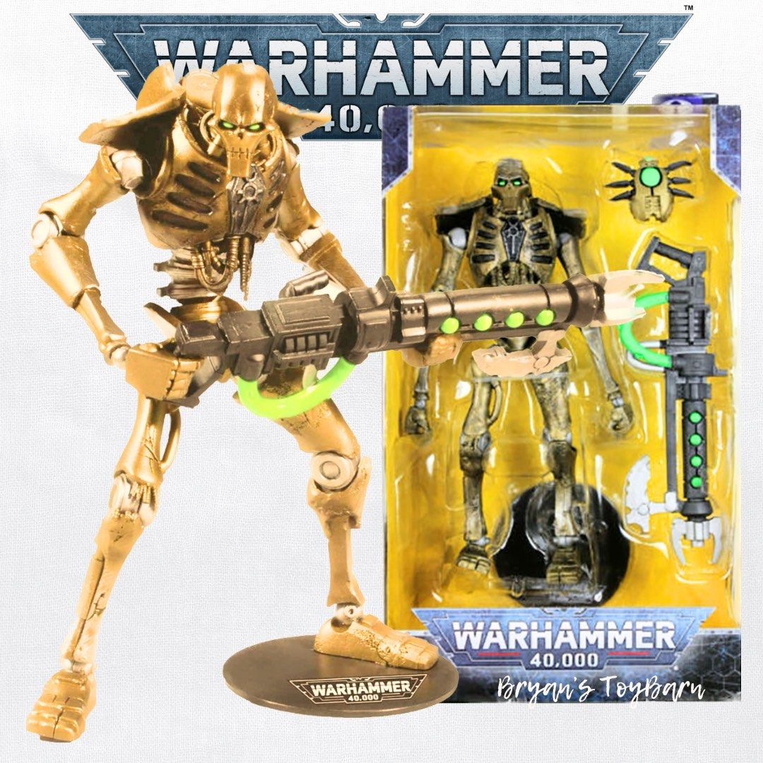 7 inch McFarlane Warhammer 40000 Necron Warrior Action Figure, Hobbies ...