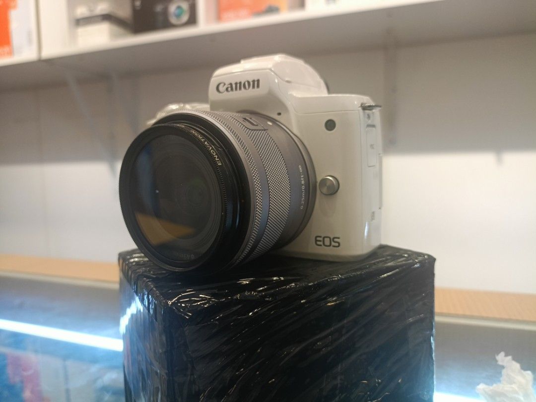 📸 Canon EOS M50 (White) – Mirrorless Camera for Sale, Photography ...