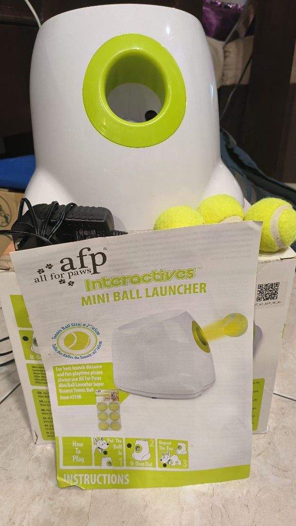 All for Paws Mini Ball Launcher, Hobbies & Toys, Toys & Games on Carousell
