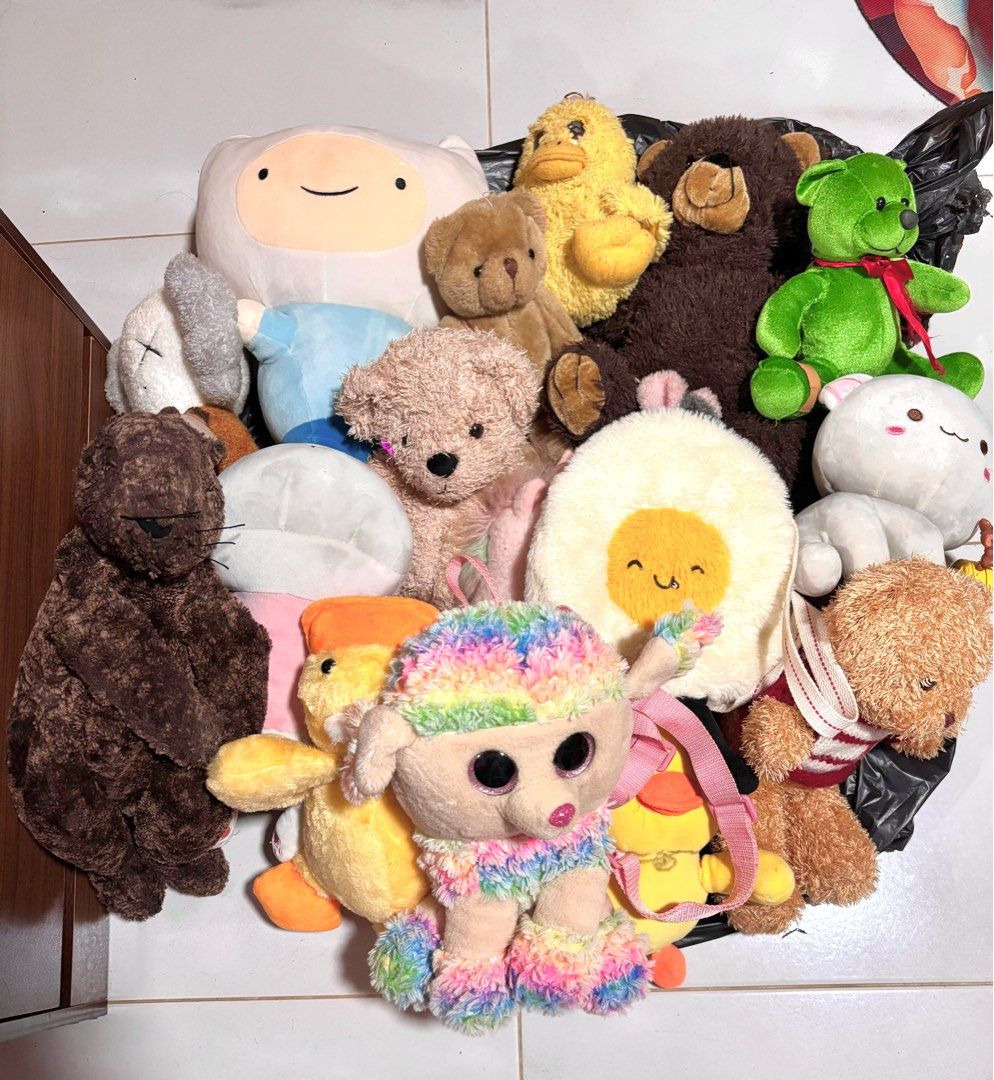 Assorted Plush Toys - Teddy Bears, Duck, Egg bag, and More!, Hobbies & Toys, Toys & Games on ...