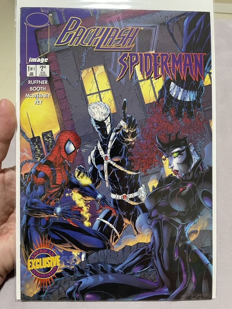 BACKLASH / SPIDER-MAN #1 (IMAGE COMICS), Hobbies & Toys, Books ...