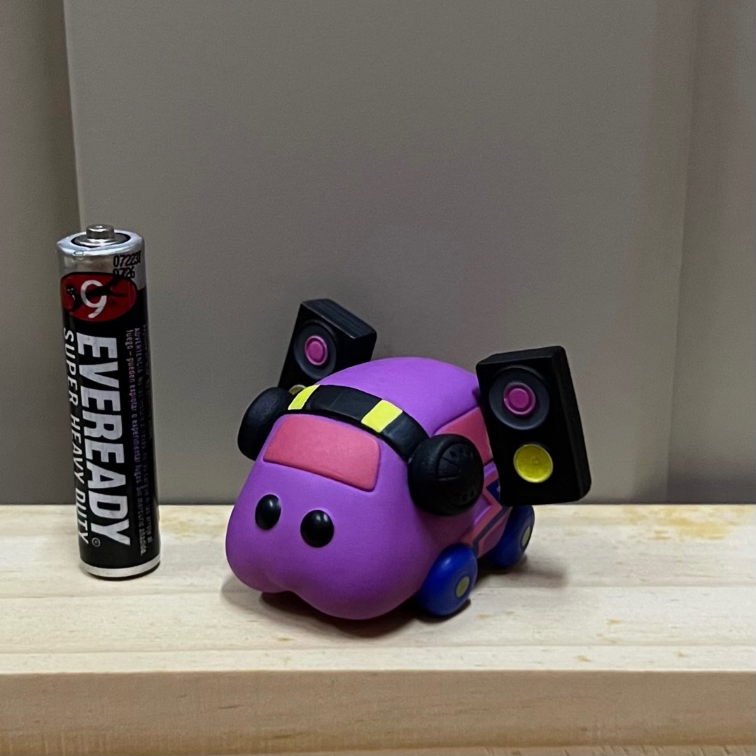 BANDAI Narabundesu Pui Pui Molcar DJ CoroCoro Friends Purple Guinea Pig ...