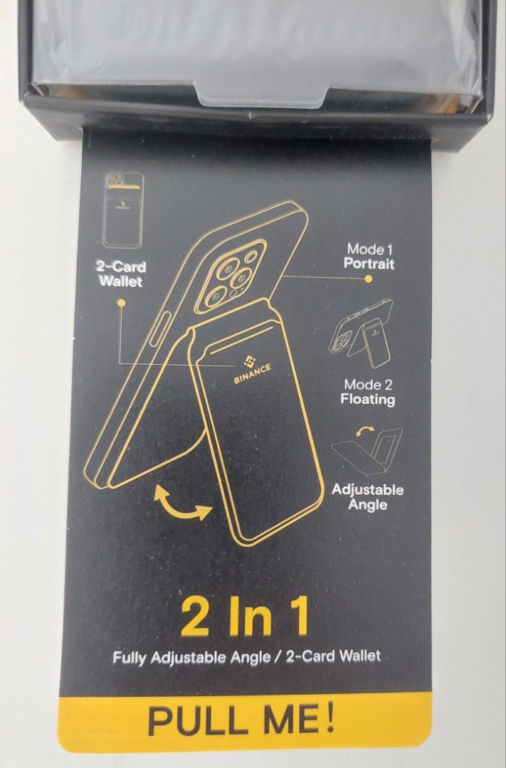 Binance Flash Wallet & Stand, Men's Fashion, Watches & Accessories ...