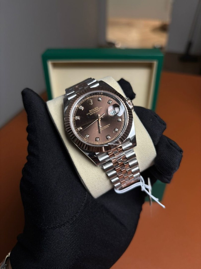 (Brand New) Rlx Datejust Choco 126331G 2025, Luxury, Watches on Carousell