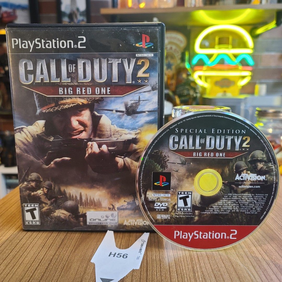 Call of Duty 2: Big Red One [PlayStation 2, 2005] PS2, NTSC/U - Pre ...
