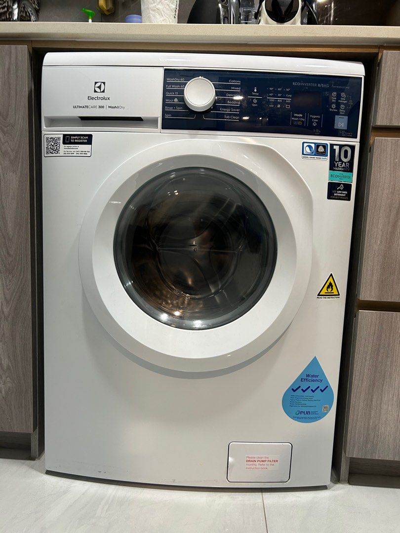 Electrolux ULTIMATE CARE 300 | Wash&Dry 8 / 5 KG, TV & Home Appliances ...