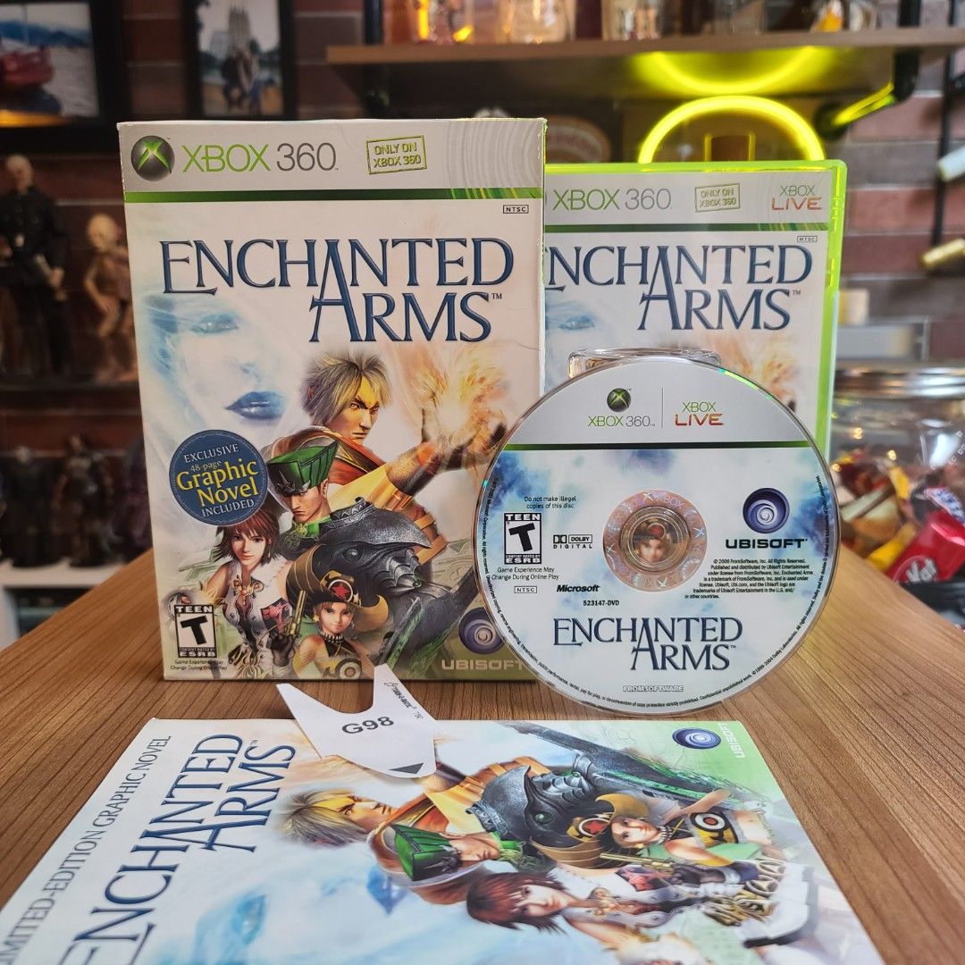 Enchanted Arms [Xbox 360, 2006] NTSC/U - with Slipcover, Graphic Novel ...
