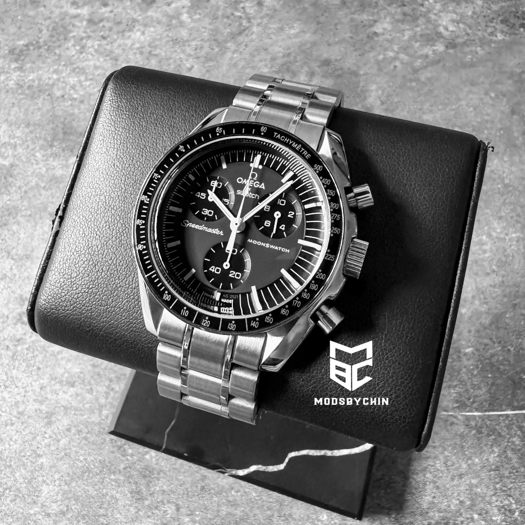 [MOD] Omega x Swatch Moonswatch Mission To Mercury Speedmaster Metal ...