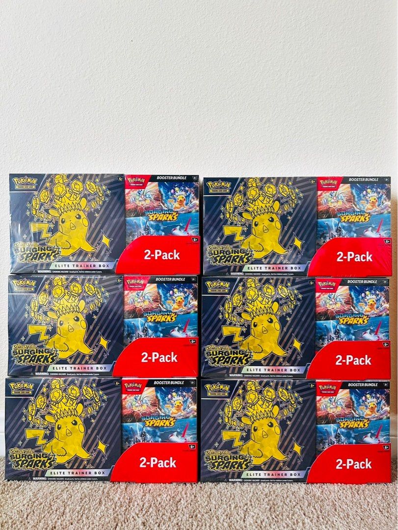 [LAST 3] Pokemon Pikachu Surging Sparks Costco Bundle (Elite Trainer ...