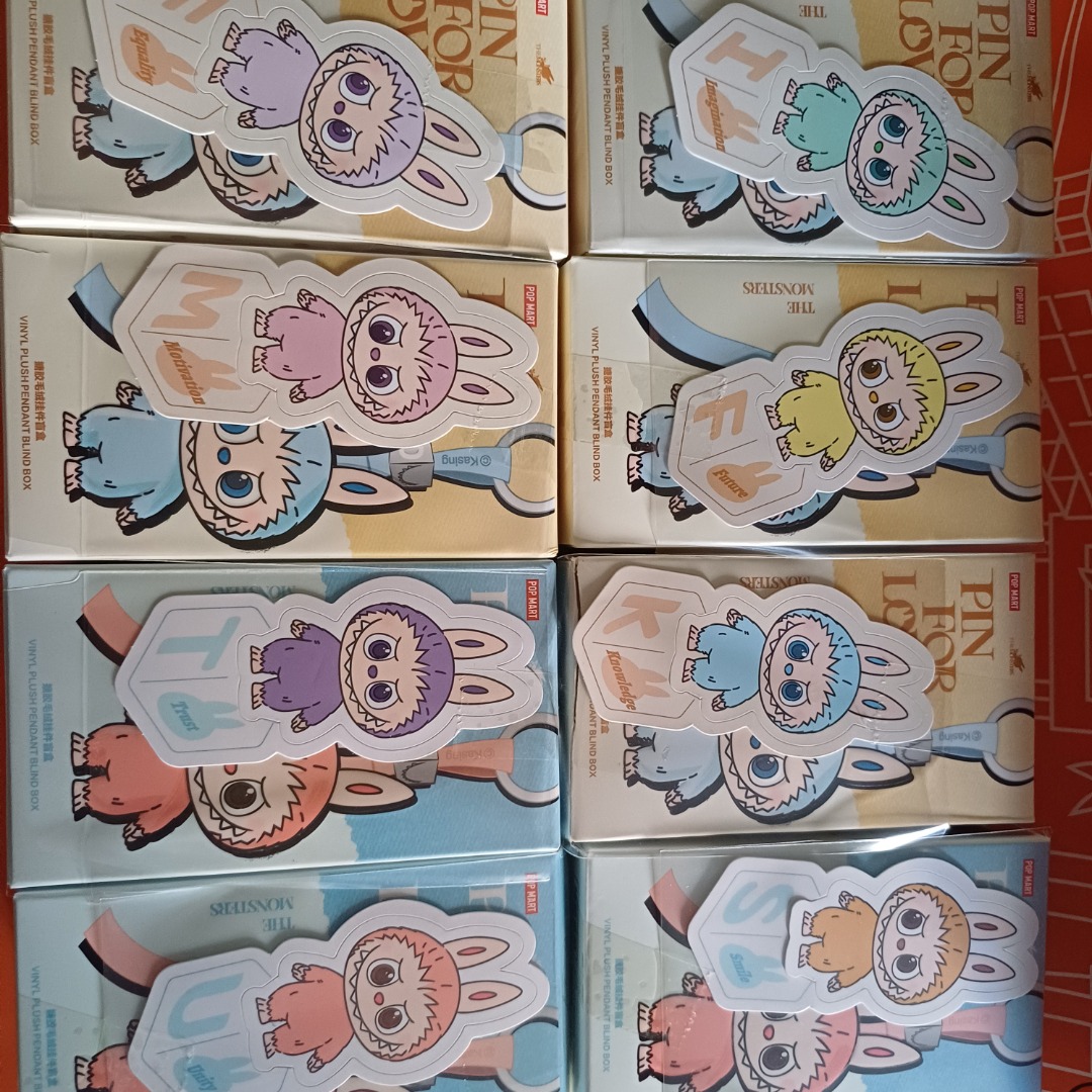 Labubu Alphabet, Hobbies & Toys, Toys & Games on Carousell