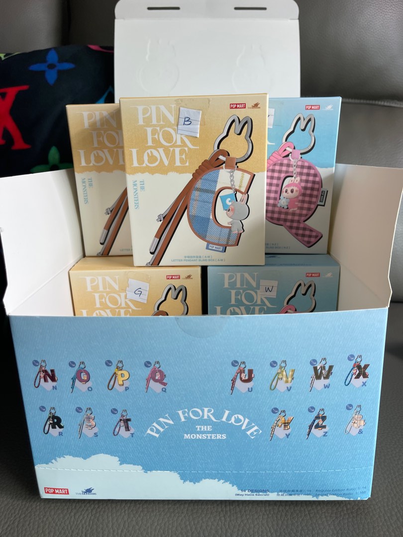 Labubu Pin For Love Letters Blind Box, Hobbies & Toys, Toys & Games on ...