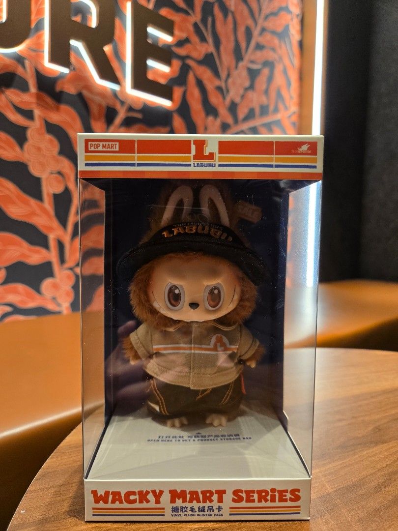 Labubu Wacky Mart Plush Labubu Manager, Hobbies & Toys, Toys & Games on ...