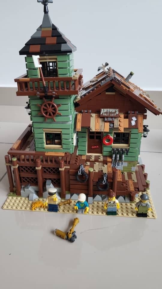 Lego Ideas 21310 Old Fishing Store (used), Hobbies & Toys, Toys & Games ...