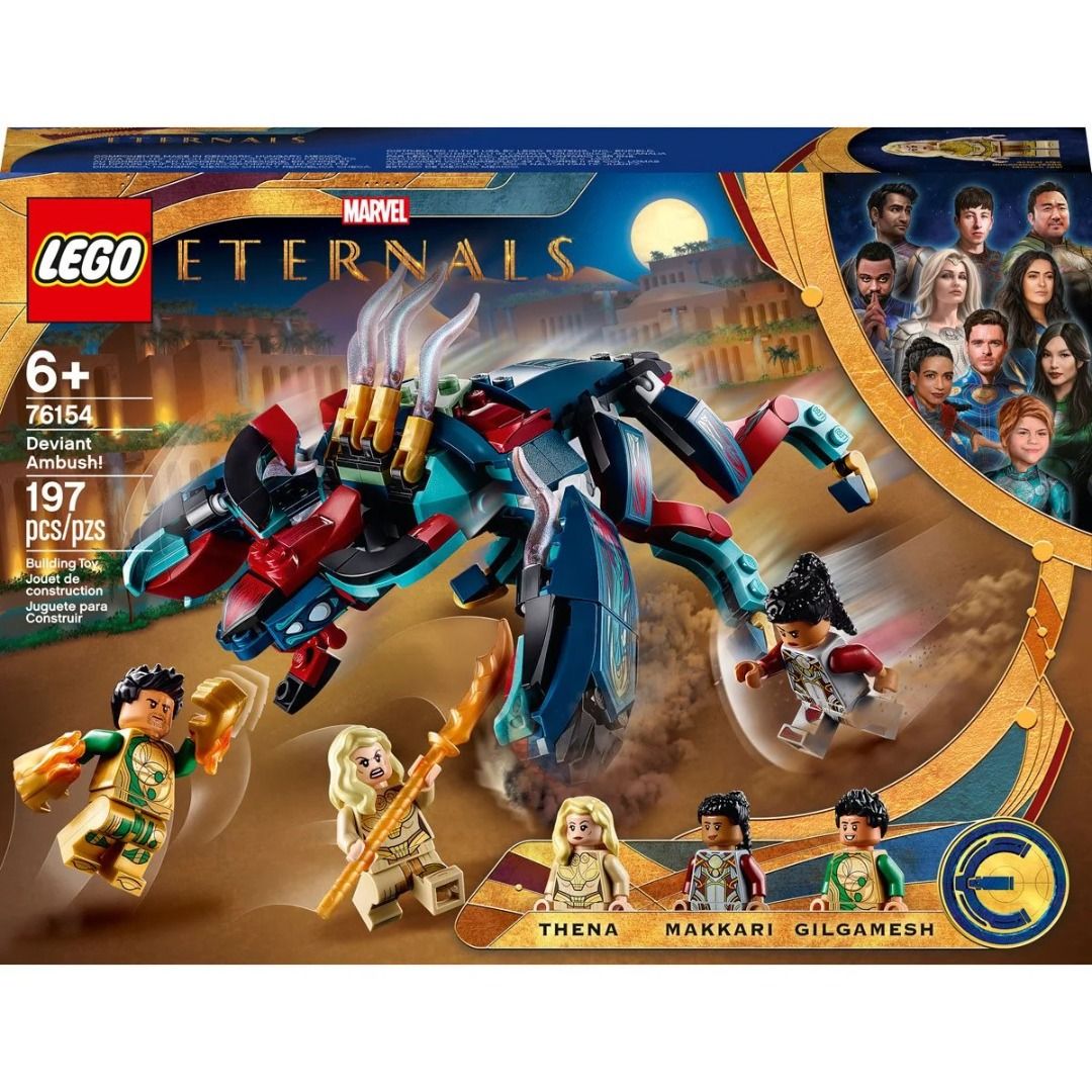 Lego Marvel Superheroes (76154 & 76155) Minifigures - Ajak, Kingo ...