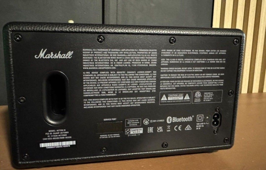 Marshall Acton III Speaker - Black, Audio, Soundbars, Speakers ...