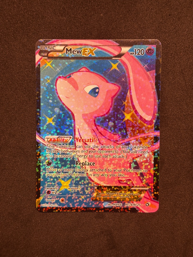 Mew Ex Pokemon Card RC24/ RC25 FULL ART ULTRA RARE legendary collection ...
