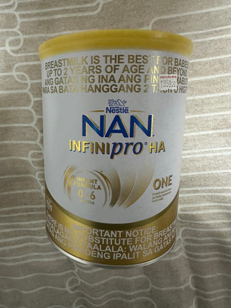 Nestle NAN InfiniPro HA One 0-6 Months, Babies & Kids, Nursing ...