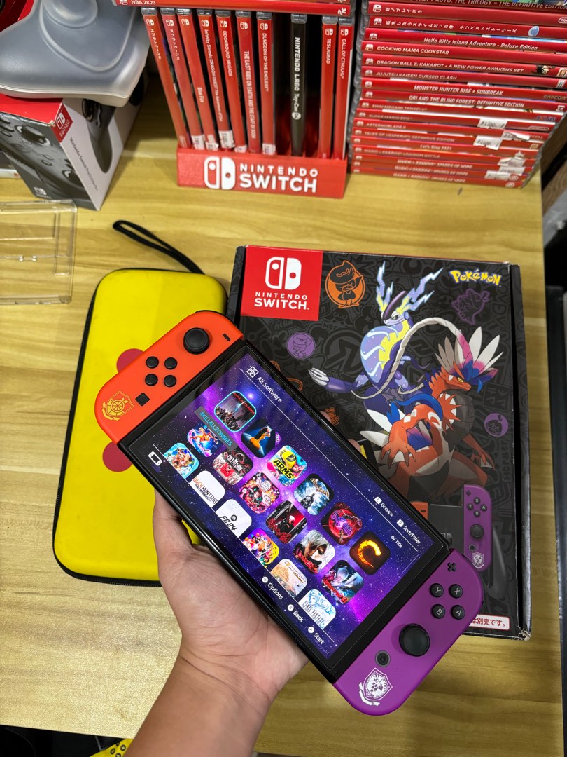 Nintendo switch 1TB Jaybee pokemon edition, Video Gaming, Video Game ...