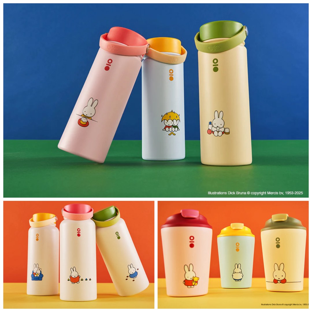 OFFICIAL MONTIGO x Miffy Ace Bottle Medium / Mega / Sense Coffee Cup ...