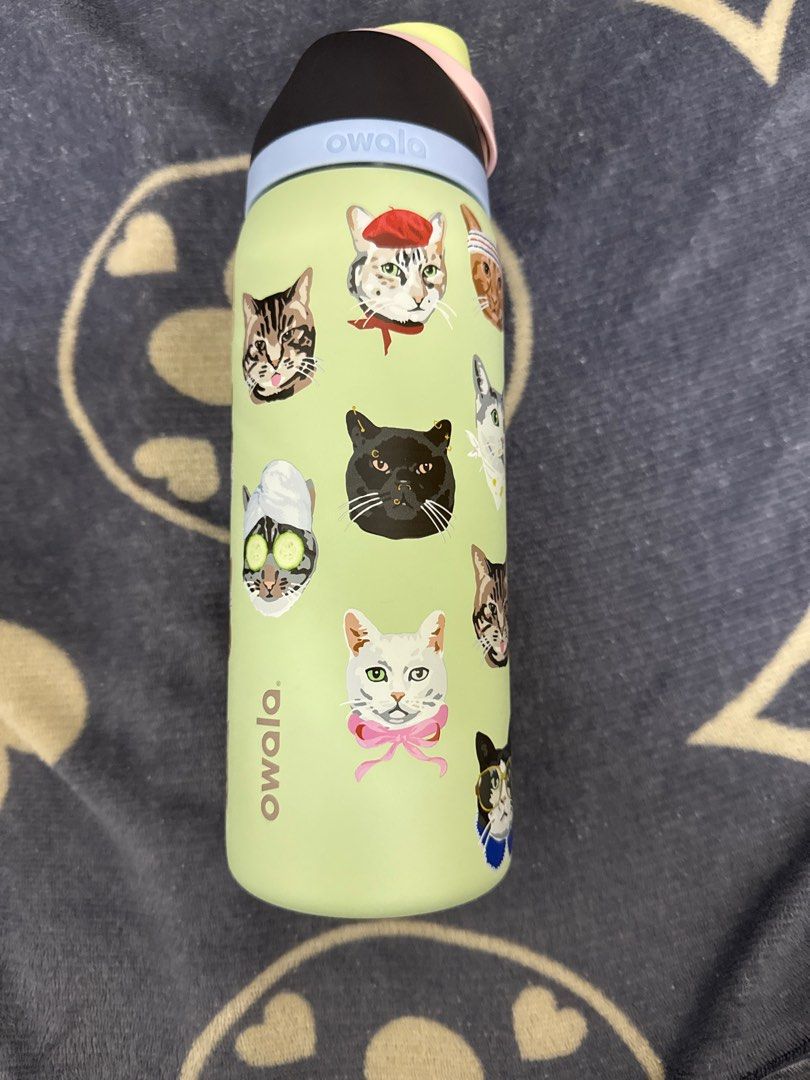Owala Cat Collage Edition 32oz Water Bottle (Original), Furniture ...