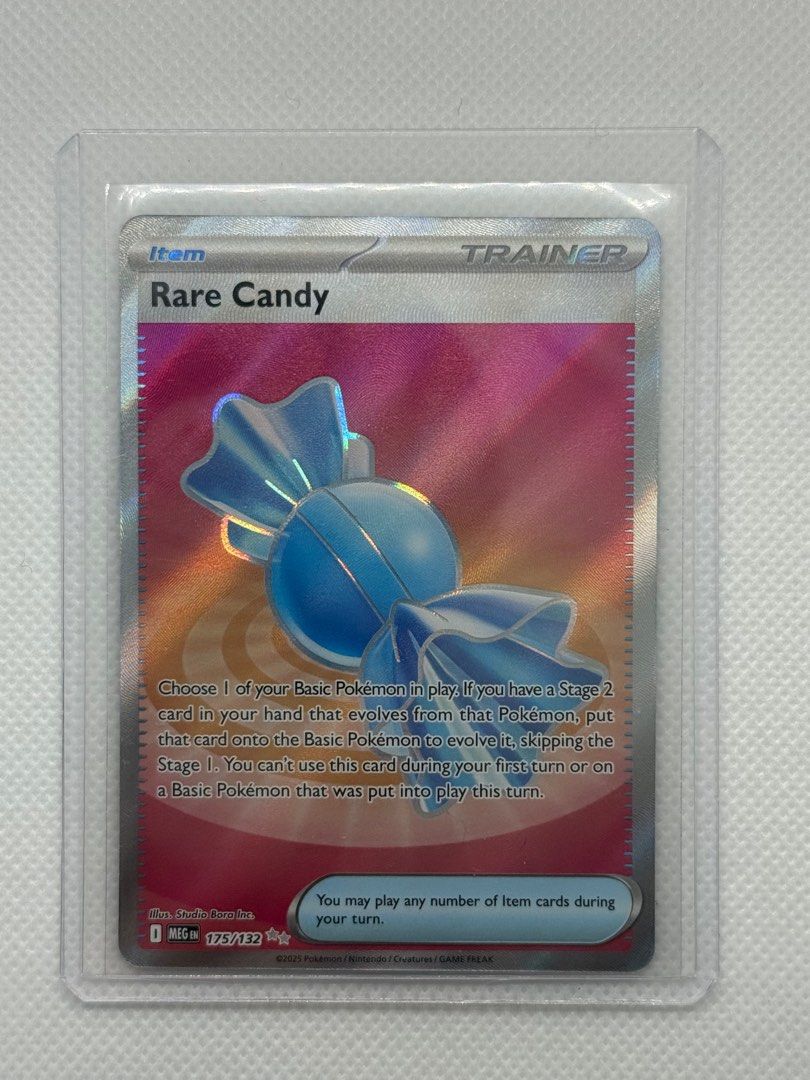 Pokemon TCG Mega Evolution Rare Candy FA 175/132, Hobbies & Toys, Toys ...