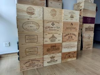 🪵 Customisable Modular Shelves – Original Wine Crates with 12 bottle ...