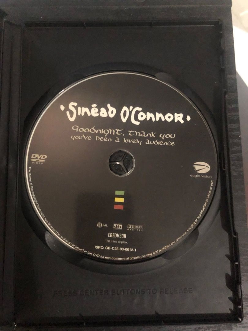 Sinead O'Connor: Live in Dublin: Goodnight, Thank You You've Been a ...