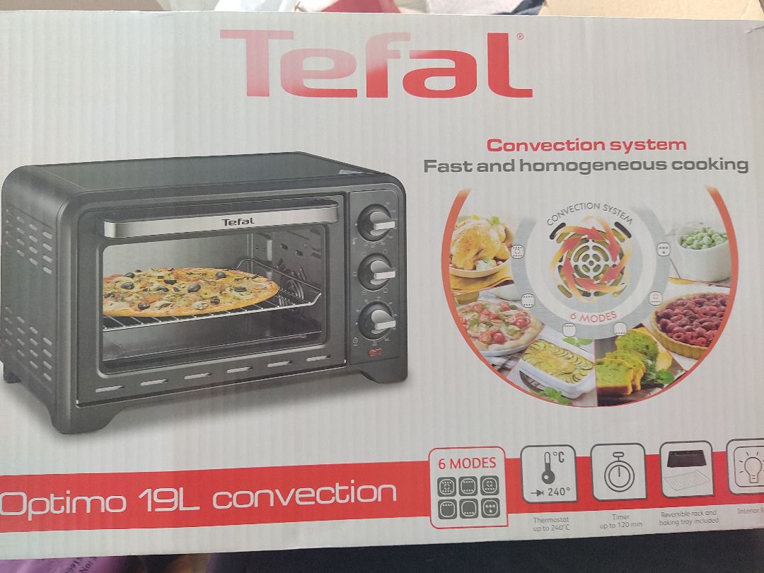 Tefal Optimo 19L Convection Oven, 家庭電器, 廚房電器, 焗爐及多士爐 - Carousell