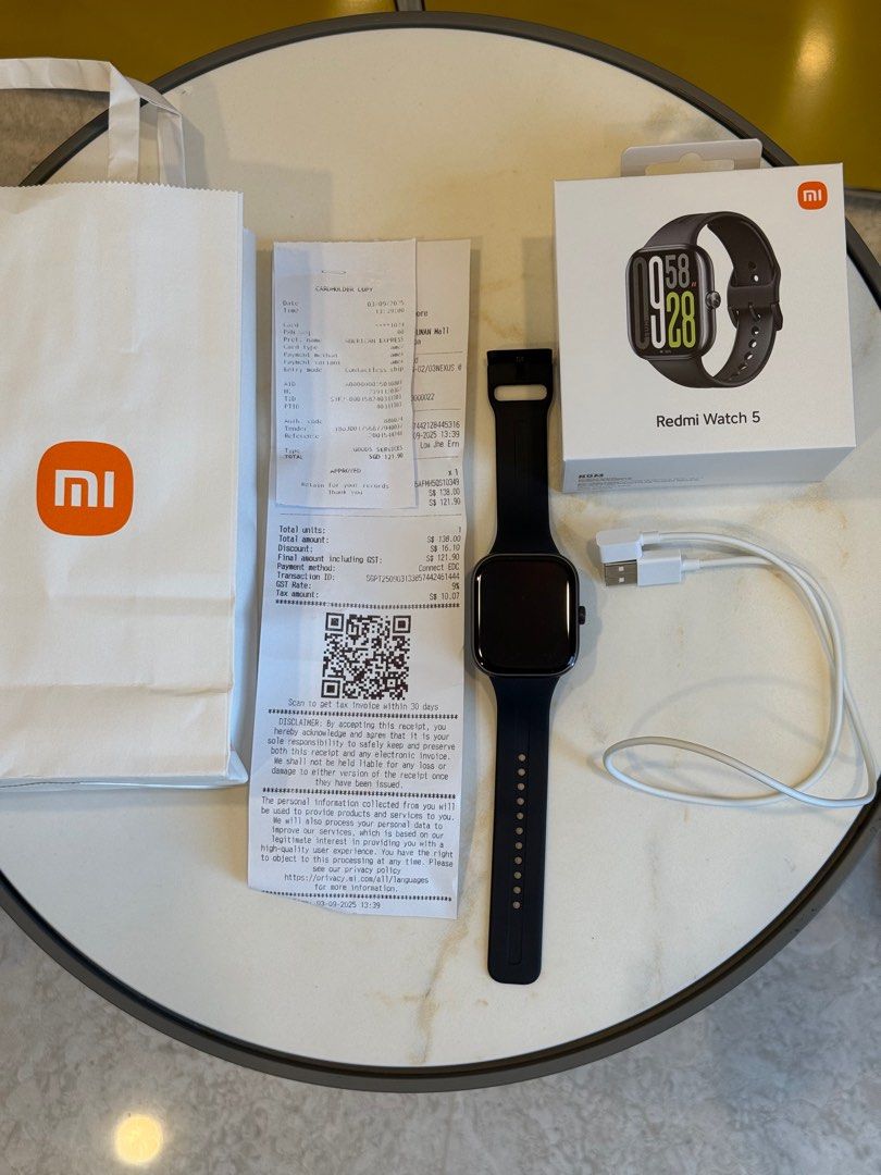 Xiaomi Redmi Watch 5 - Black, Mobile Phones & Gadgets, Wearables ...