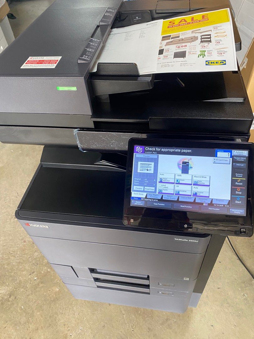 Lowest price : Kyocera Taskalfa 2553ci A3 color copier only @$650 ...