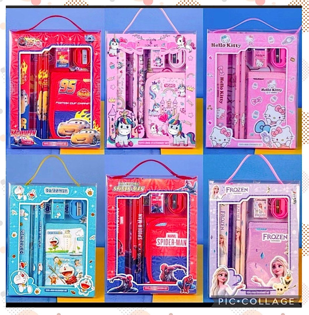 🎁6 pcs stationary set🎁Ideal for kids goodie bag, children day, birthday ...