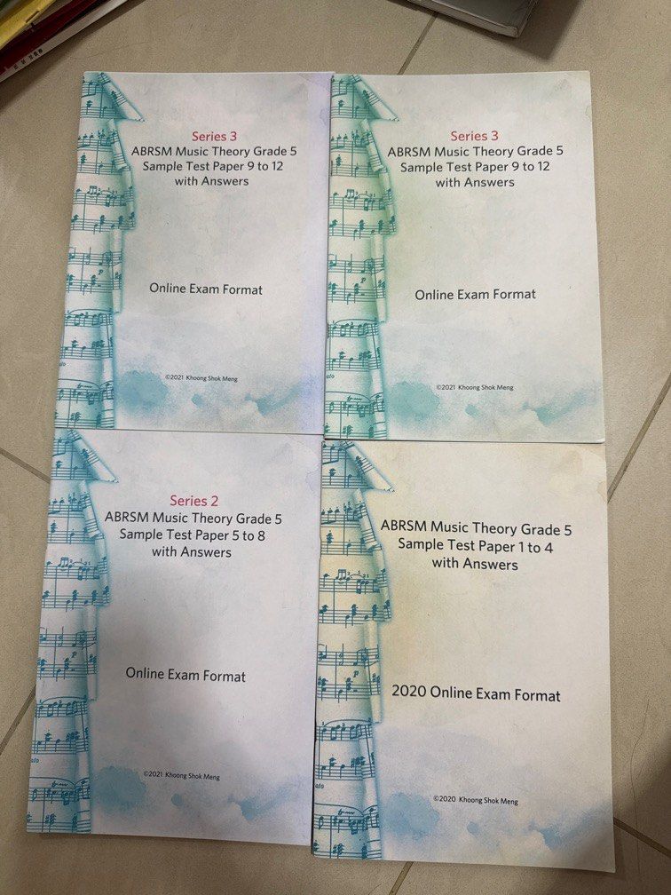 ABRSM Music Theory Sample Test Papers Grade 5, Hobbies & Toys, Music ...