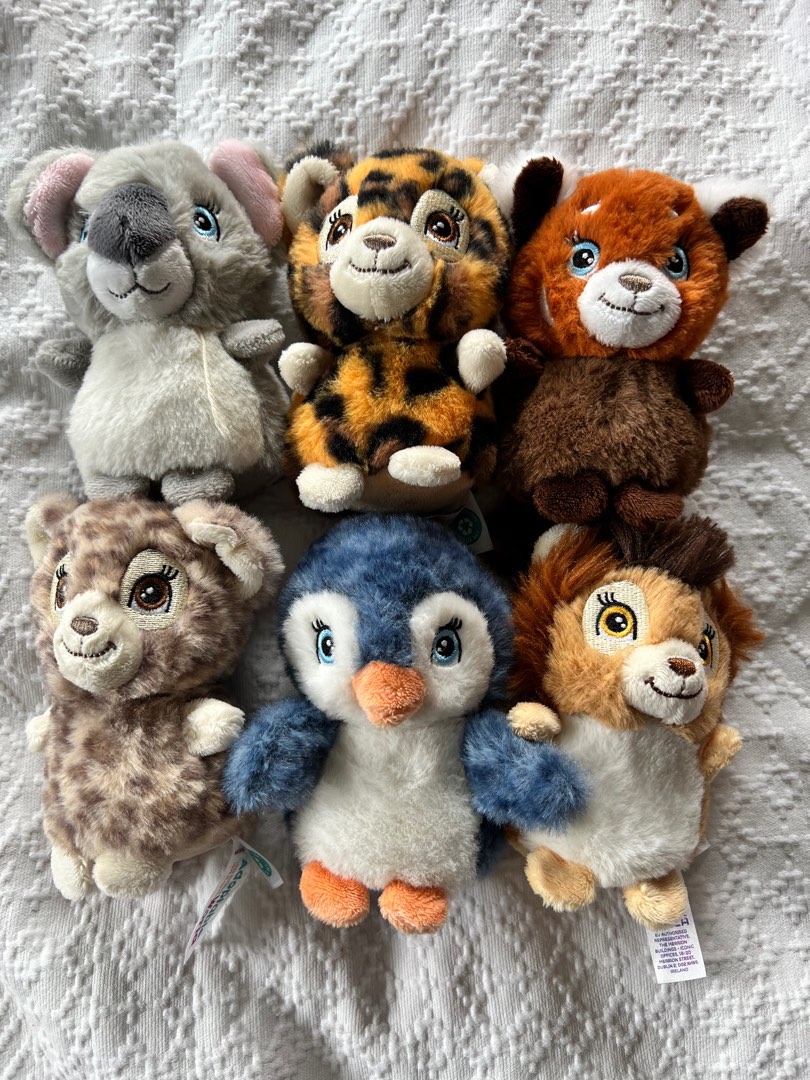 Adoptable World Plush Toys - Set of 6, Hobbies & Toys, Toys & Games on ...