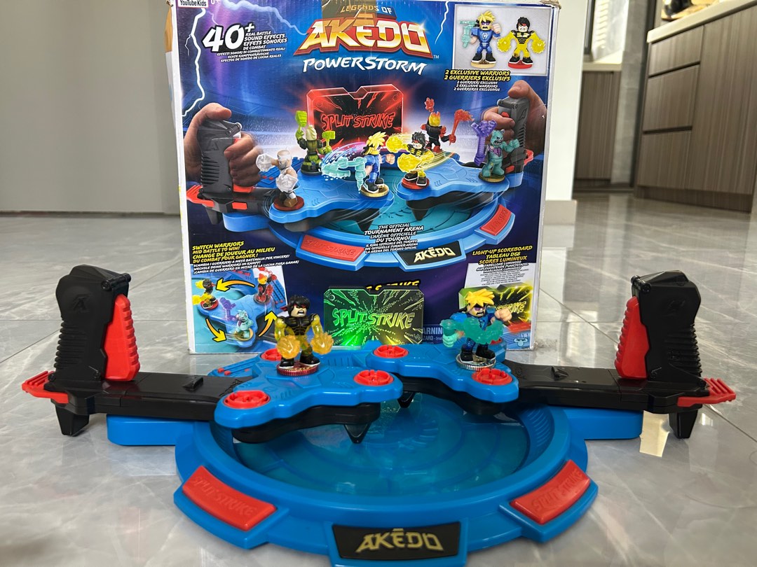 Akedo Powerstorm Split Strike Tournament Arena, Hobbies & Toys, Toys ...