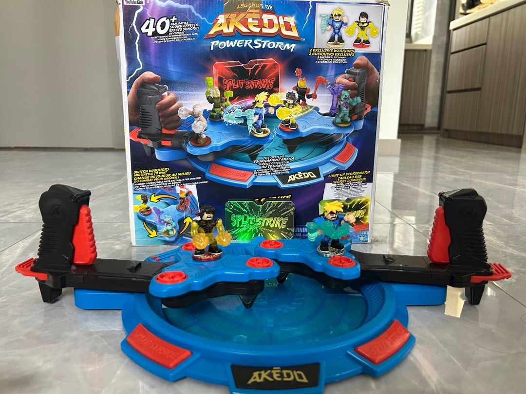 Akedo Powerstorm Split Strike Tournament Arena, Hobbies & Toys, Toys & Games on Carousell