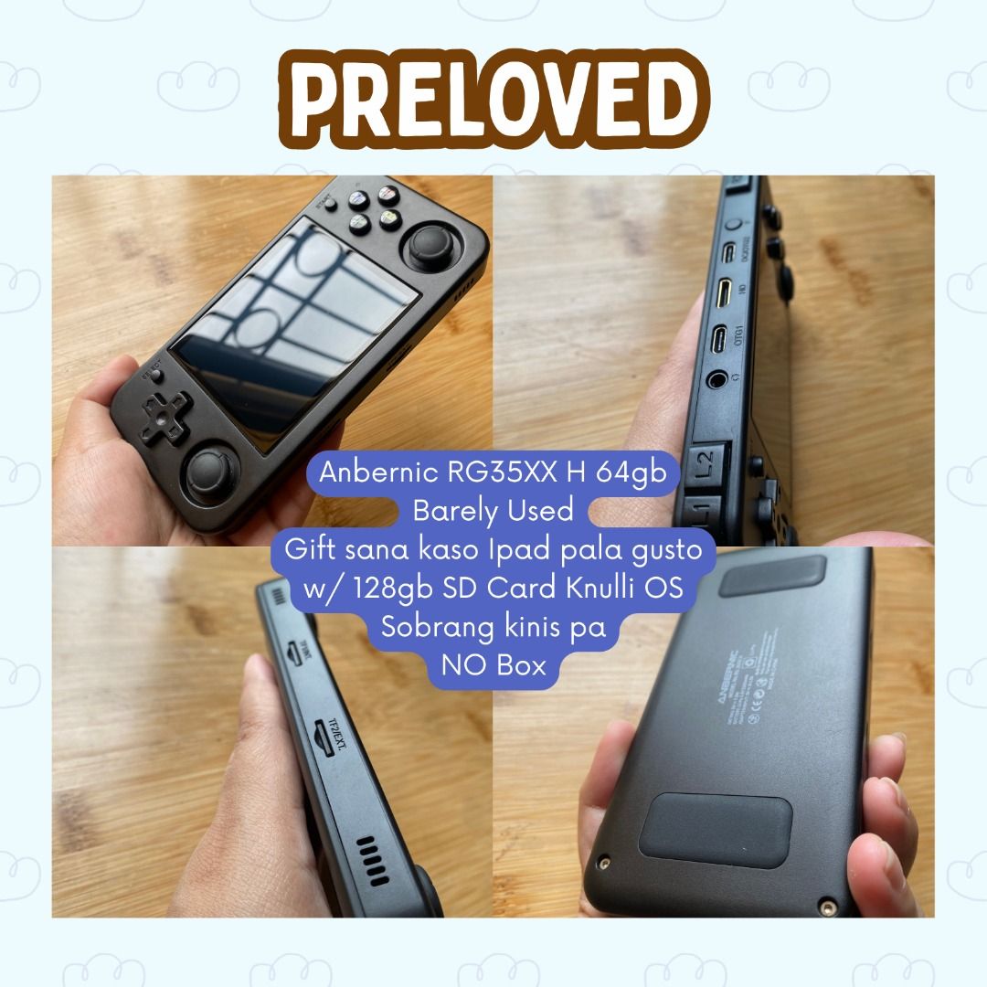 Anbernic RG35XX H 64gb w/ Knulli OS SD card, Mobile Phones & Gadgets ...
