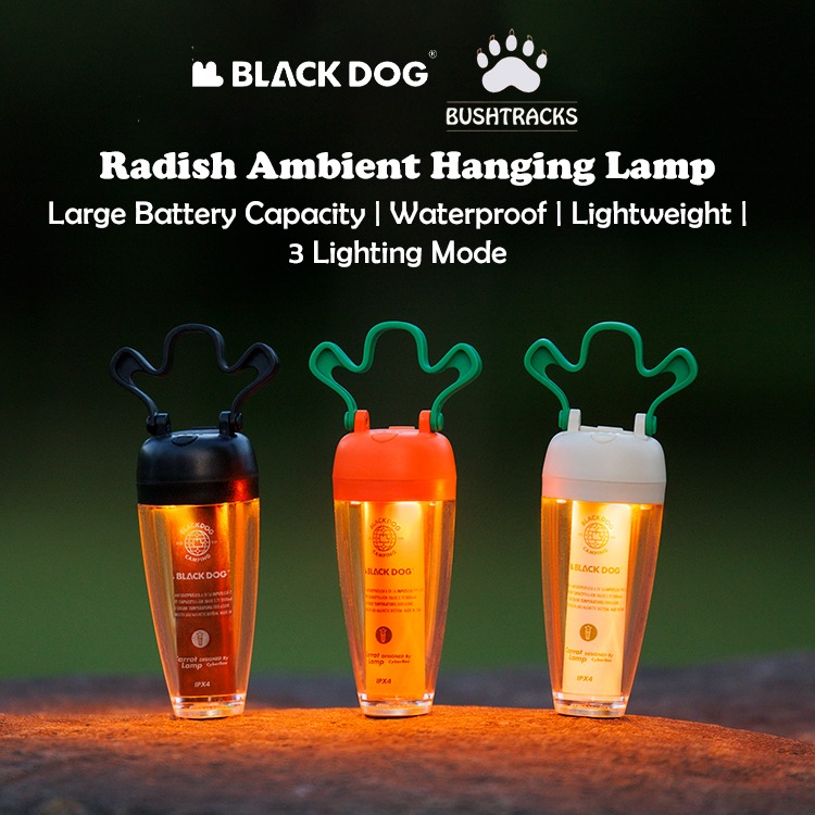 Blackdog Carrot Ambient Light Radish Lamp Waterproof Camping lantern ...