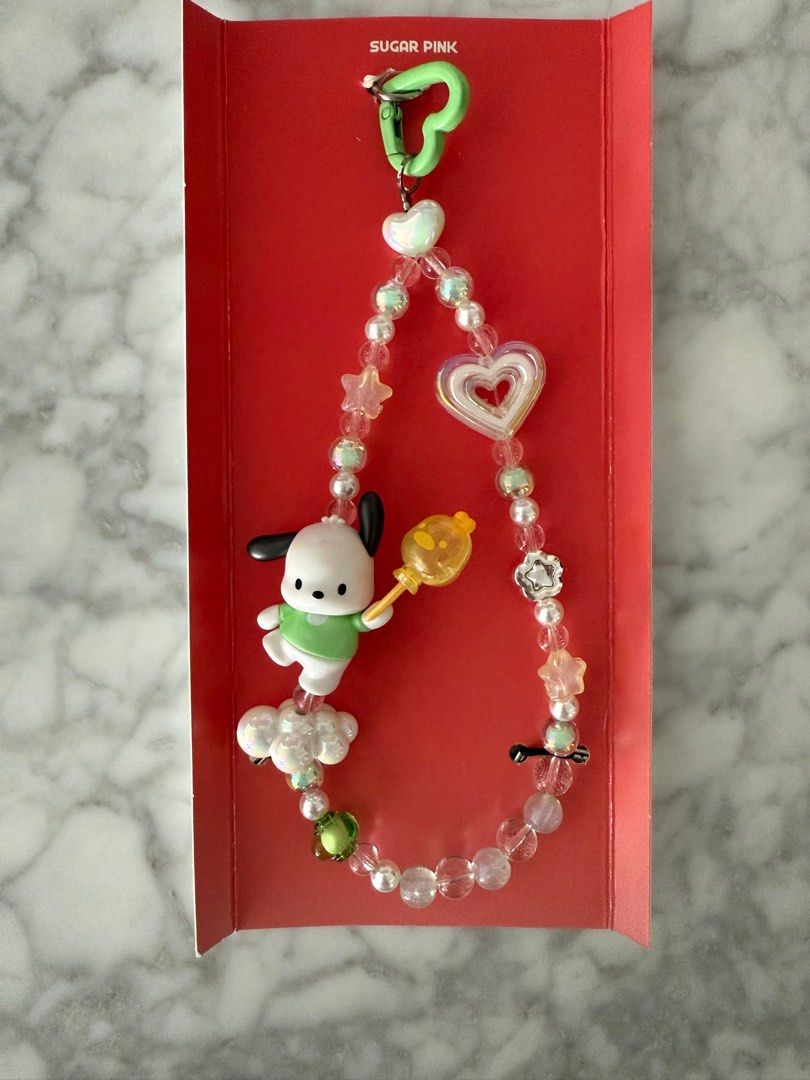 BN - Sanrio Phone Chain Pochacco, Hobbies & Toys, Stationery & Craft ...