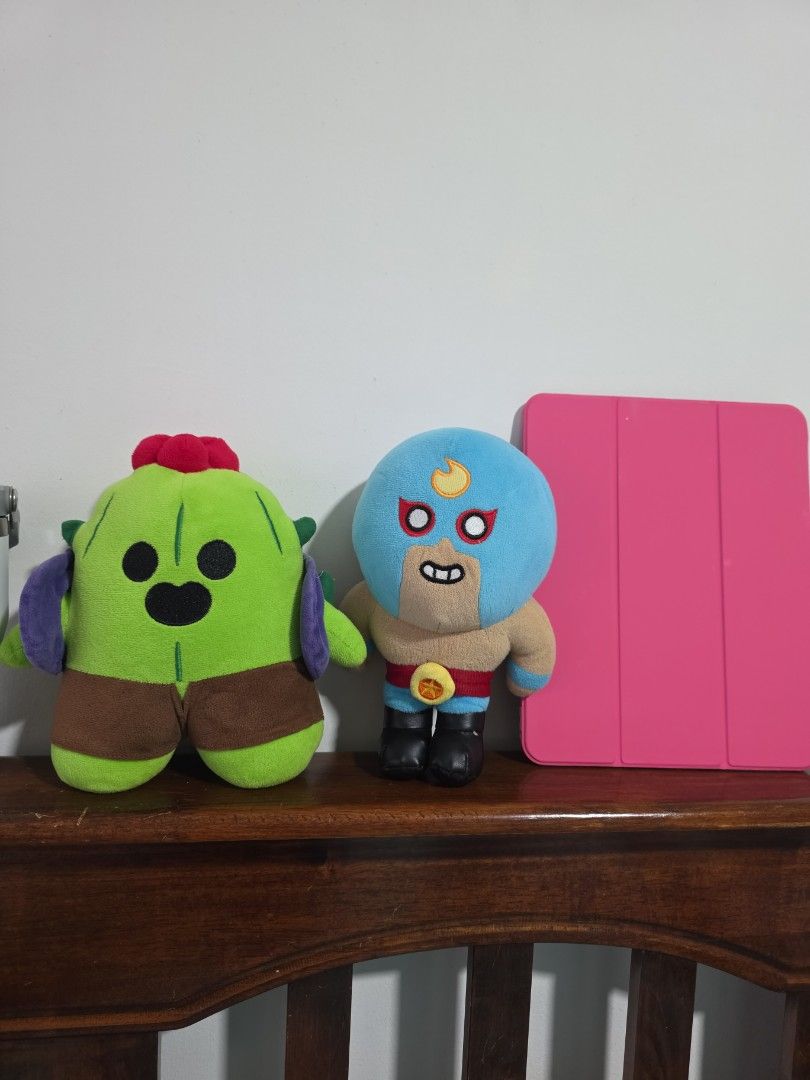 Brawl Stars Plush Toys - El Primo and Spike, Hobbies & Toys, Toys ...