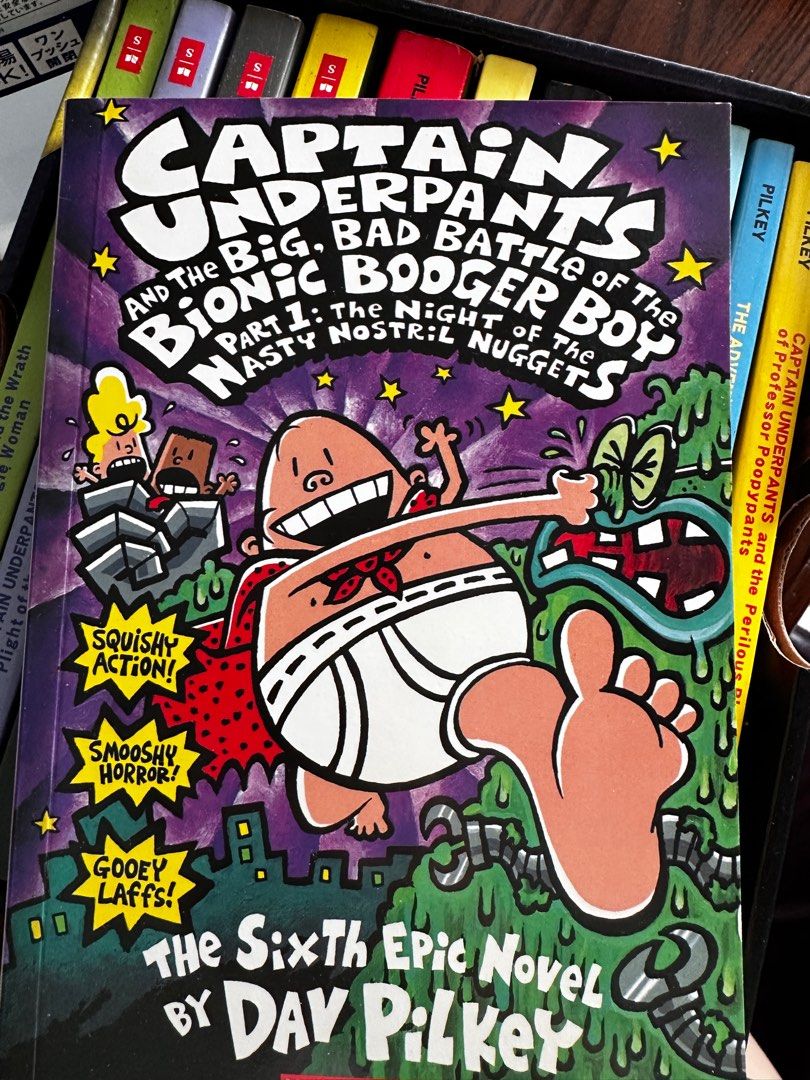 Captain Underpants Book Series by Dav Pilkey, Hobbies & Toys, Books ...