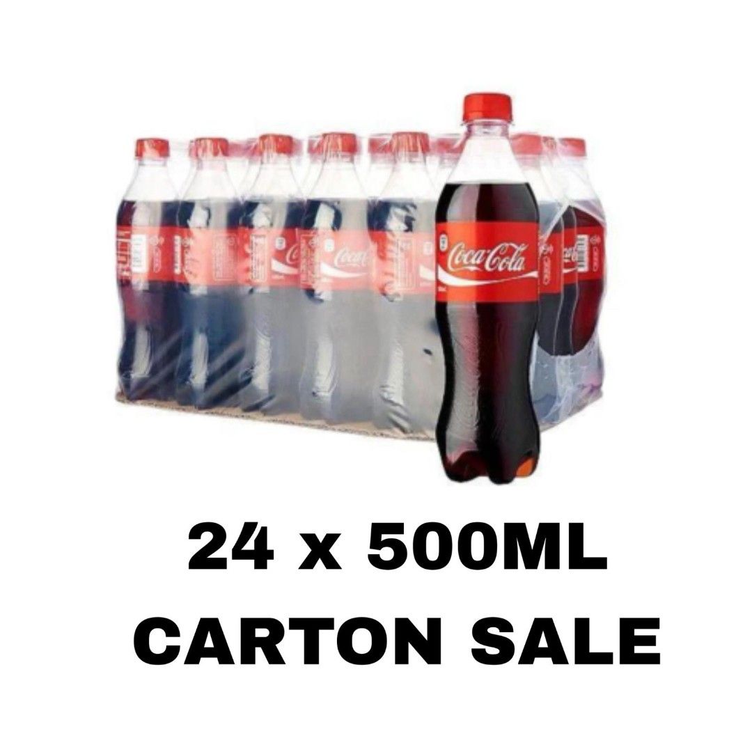 Coke Original 500ml - Cartons, Food & Drinks, Beverages on Carousell