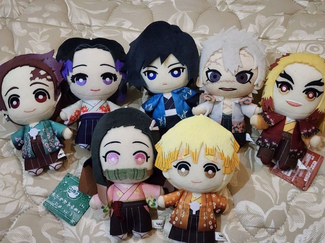 Demon Slayer Plushies, Hobbies & Toys, Toys & Games on Carousell