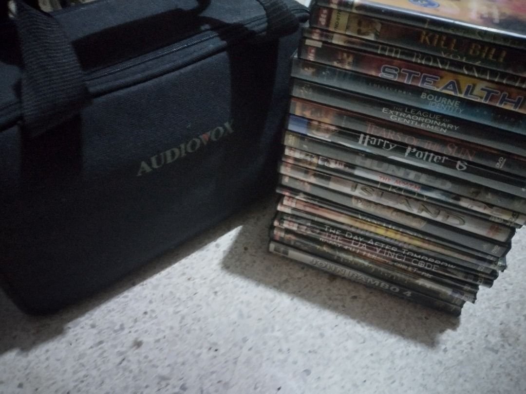FREE 23 MOVIES!!!!! Original AUDIOVOX VBP3800 Complete Video in a Bag ...